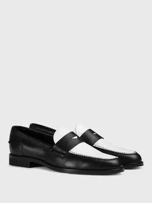 DOUCAL'S Two-tone Loafer - Black