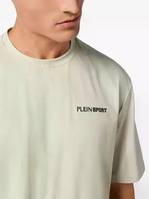 PLEIN SPORT Micro-rib T-shirt - Grey