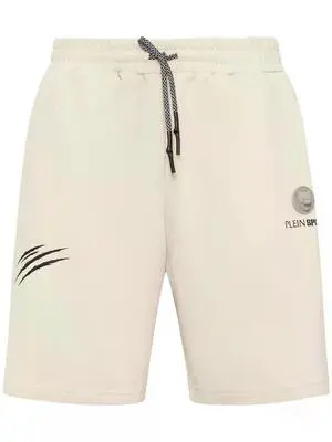 PLEIN SPORT Logo-print Track Shorts - Grey