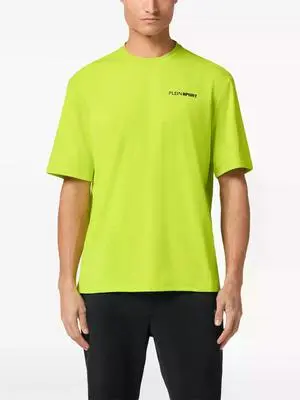 PLEIN SPORT Micro-rib T-shirt - Yellow