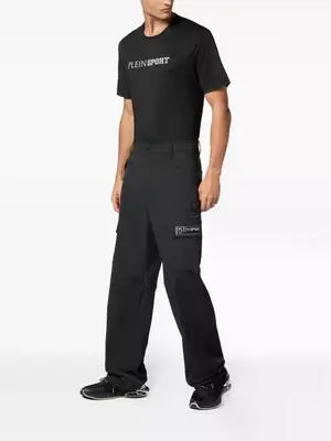 PLEIN SPORT Cargo Trousers - Black