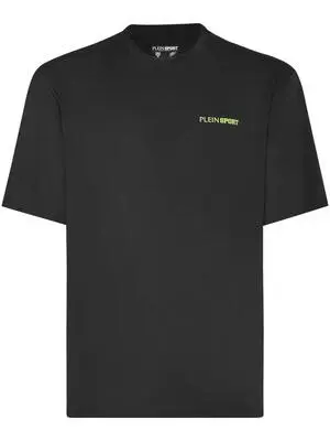 PLEIN SPORT Micro-rib T-shirt - Black