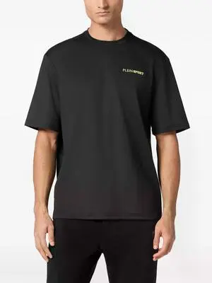 PLEIN SPORT Micro-rib T-shirt - Black