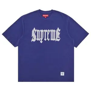 Supreme Old English Top - Blue