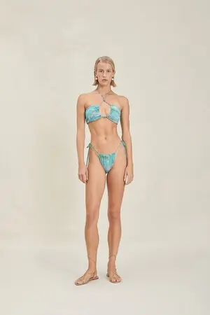 Devon Windsor Whit Bikini Bottom - Metallic