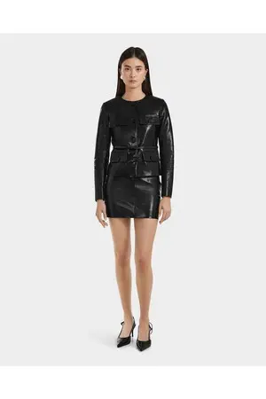 Rudsak Cropped Leather Jacket
