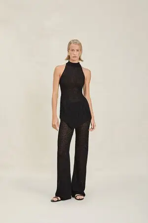 Devon Windsor Titan Knitted Top - Black