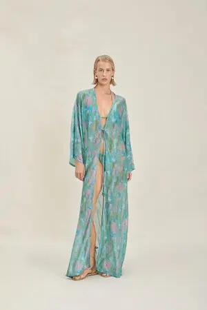 Devon Windsor Eva Robe - Metallic