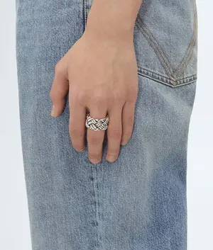 Bottega Veneta Intreccio Ring