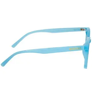 BERTHA WATCHES Betty Polarized Sunglasses - Light Blue/orange