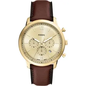 Fossil Neutra Chronograph Strap Watch - Brown