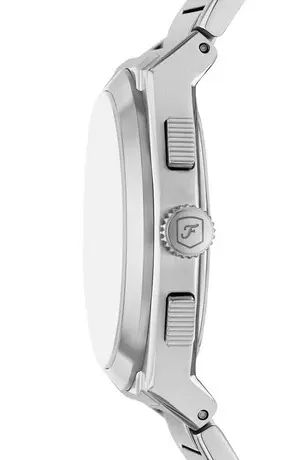 Fossil Everett Chronograph Bracelet Watch - Silver Blue