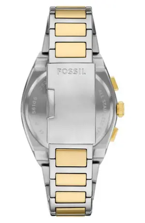 Fossil Everett Chronograph Bracelet Watch - Two Tone