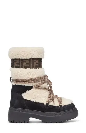 Fendi Shearling Boots