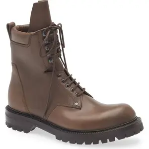 Rick Owens Army Lace-up Boots - Dust