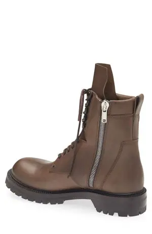 Rick Owens Army Lace-up Boots - Dust