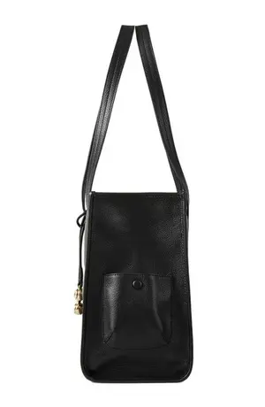 Sandro Soft Leather Tote Bag With Charms