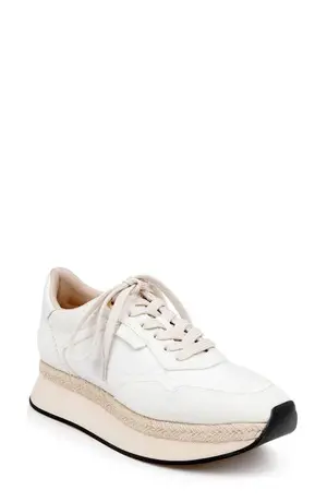 L'Agence Ivone Platform Sneakers - Vintage White