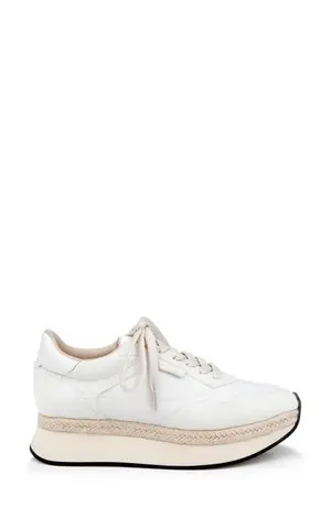 L'Agence Ivone Platform Sneakers - Vintage White