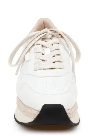 L'Agence Ivone Platform Sneakers - Vintage White