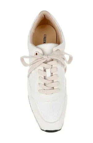 L'Agence Ivone Platform Sneakers - Vintage White