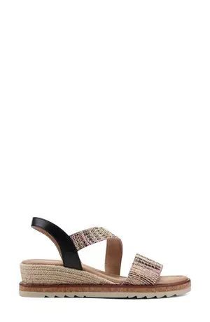 Easy Spirit Sabina Wedge Sandal - Black