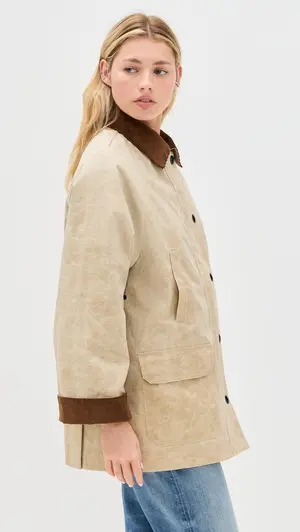ALEX MILL Chiltern Street Barn Jacket - Khaki