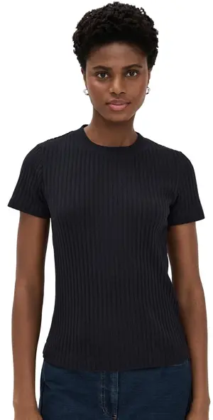 Vince Ribbed T-shirts For Women