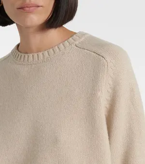 Loro Piana Parksville Cashmere Sweater - Beige