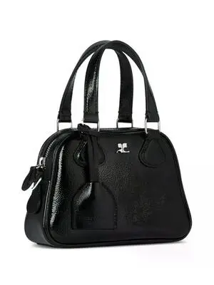 COURREGES Ac Stud Tote Bag - Black