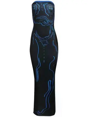 DI PETSA Printed Maxi Dress