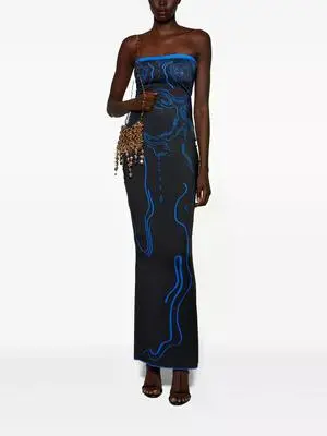 DI PETSA Printed Maxi Dress