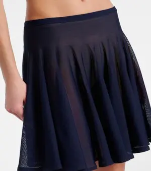 Alaïa Knitted Miniskirt - Blue