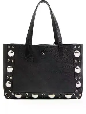 Valentino Garavani Medium Nellcôte Tote Bag - Black