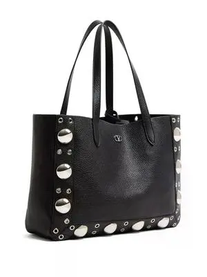 Valentino Garavani Medium Nellcôte Tote Bag - Black
