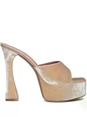 Amina Muaddi 140mm Dalida Mules