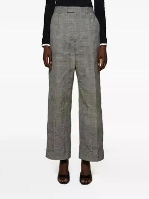 Vetements Checked Trousers