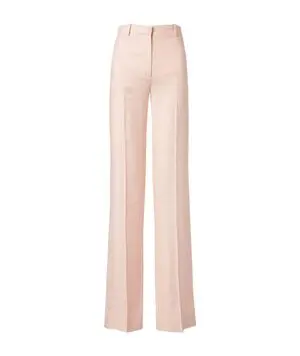 Loro Piana Goldie Linen And Wool Straight Pants