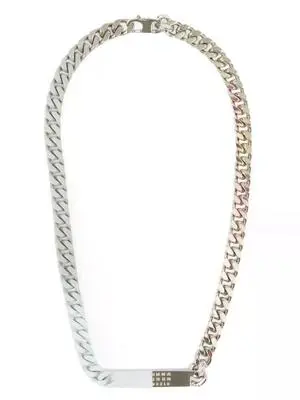MAISON MARGIELA Numbers-motif Necklace - Silver