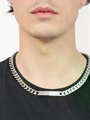MAISON MARGIELA Numbers-motif Necklace - Silver