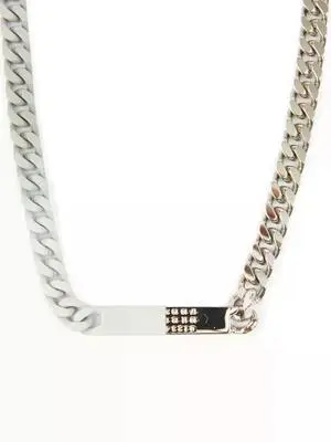MAISON MARGIELA Numbers-motif Necklace - Silver
