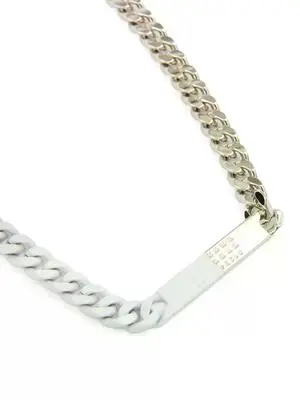 MAISON MARGIELA Numbers-motif Necklace - Silver