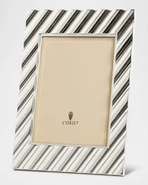 L'Objet Maxime Frame, 5" X 7" Silver