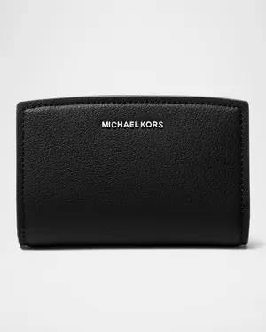 Michael Kors Bryant Medium Bifold Leather Wallet - Black
