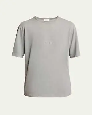 Saint Laurent Basic Logo T-shirt - Fog