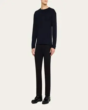 Giorgio Armani Wool Twill Five-pocket Pants