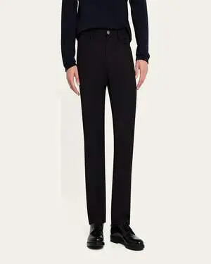Giorgio Armani Wool Twill Five-pocket Pants