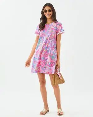 Lilly Pulitzer® Cody Short Sleeve Dress - Pink Isle Shell Me Something Good