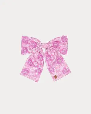 Lilly Pulitzer® Large Embellished Bow Barrette - Cherry Blossom Pink Fleur De Lilly