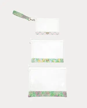 LILLY PULITZER Carryall Trio Pouch Set - Multi